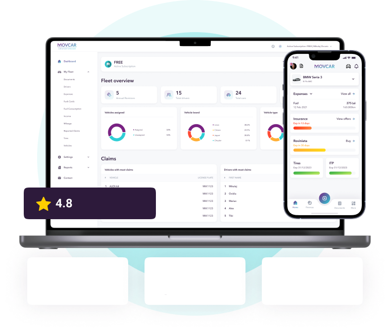 Vehicle management platform - MOVCAR